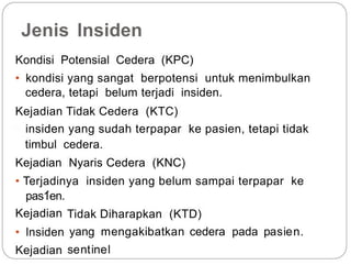 Presentasi Pelaporan-Insiden KTD di Rumah Sakit | PPTX