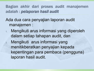 Pelaporan audit (1) | PPTX