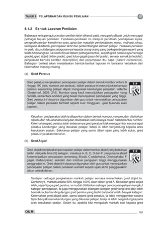 Pelaporan dan isu_penilaian t8 | PDF