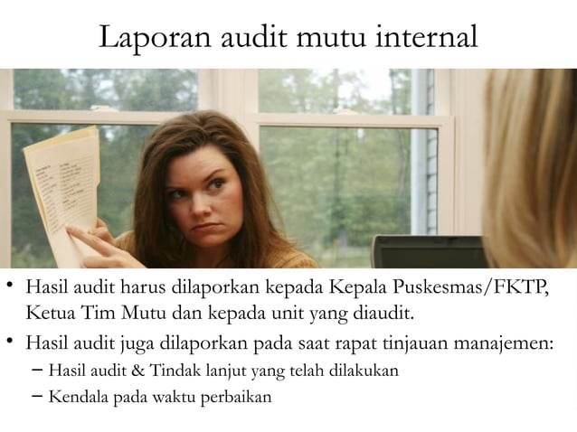 PELAPORAN HASIL AUDIT INTERNAL DI PUSKESMAS DAN KLINIK.pptx