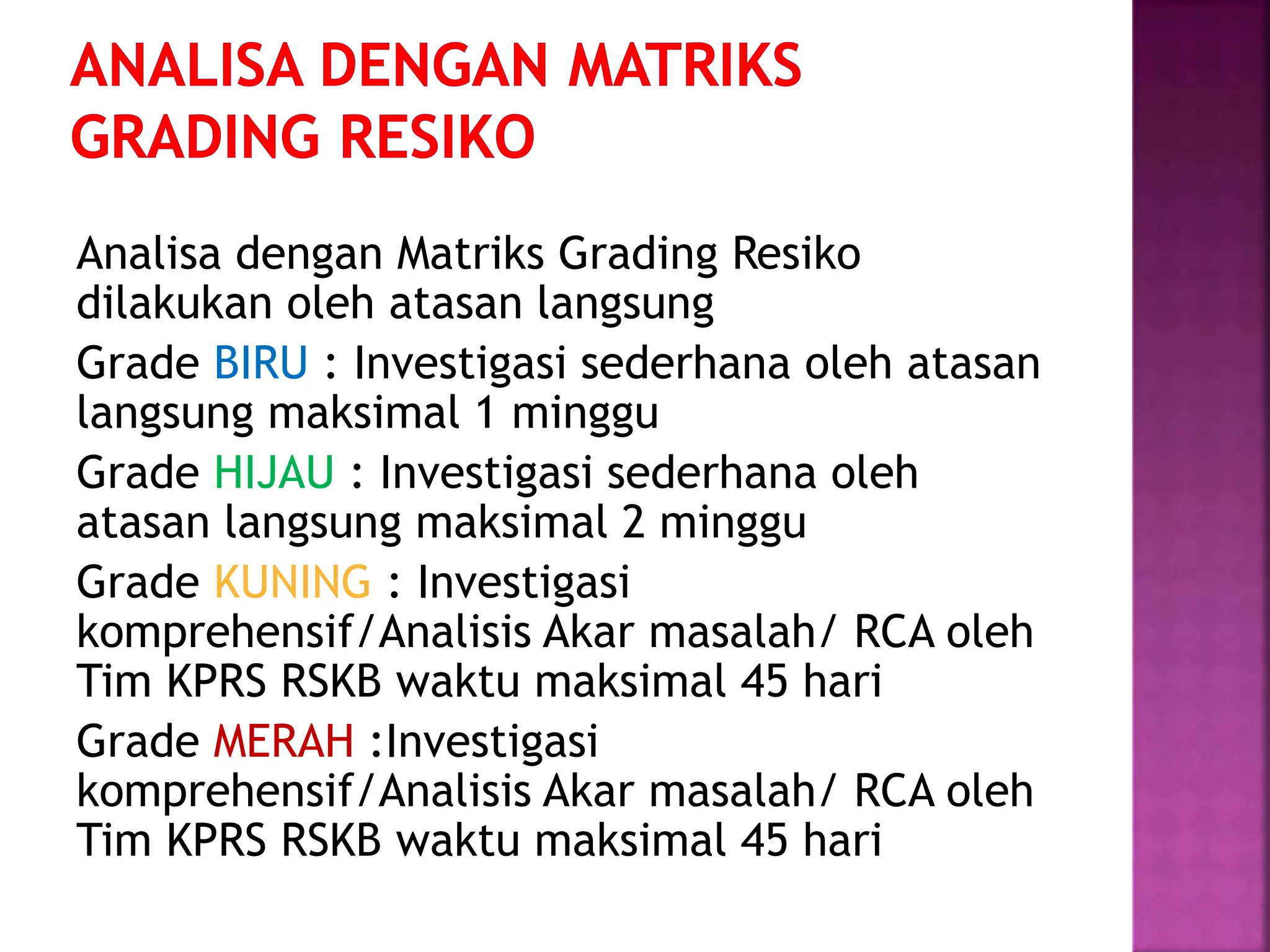 PELAPORAN INSIDEN kejadian di rumah saki | PPT