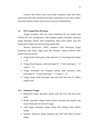 Pelat Beton Bertulang | PDF