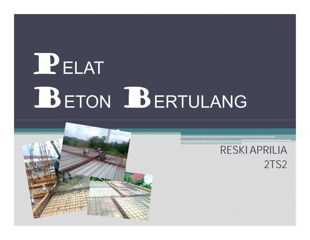 Pelat beton bertulang | PDF
