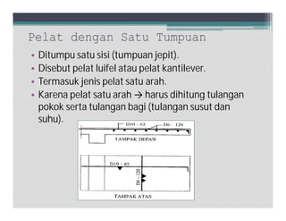 Pelat beton bertulang | PDF