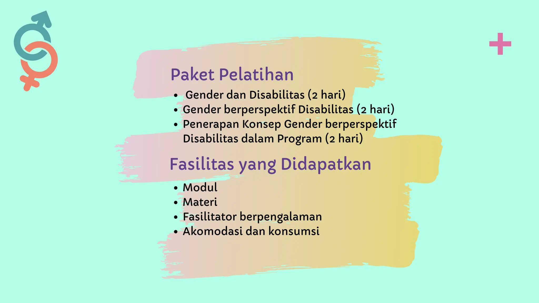 pelatihan Gender equality, disability, social | PPT