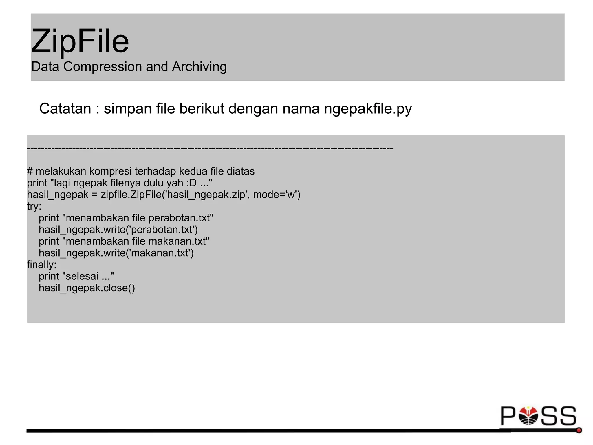 Pelatihan Python Standard Library | PDF