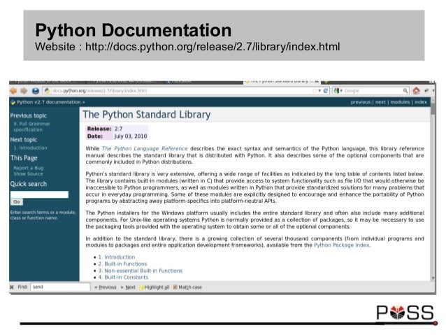 Pelatihan Python Standard Library