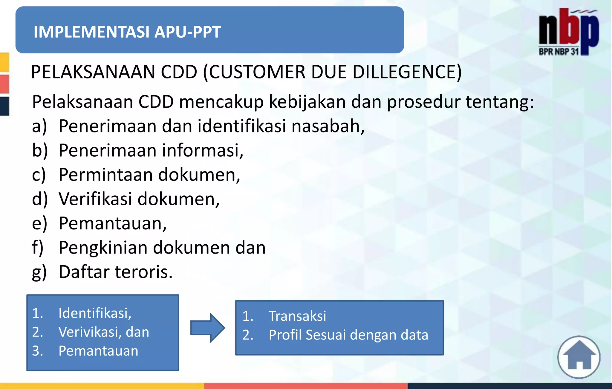 Sosialisasi APU - PPT BPR NBP 31 | PPTX