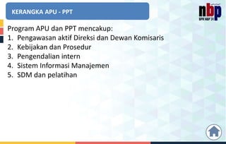 Sosialisasi APU - PPT BPR NBP 31 | PPTX