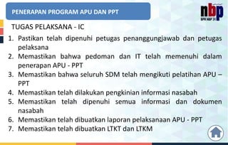 Sosialisasi APU - PPT BPR NBP 31 | PPTX
