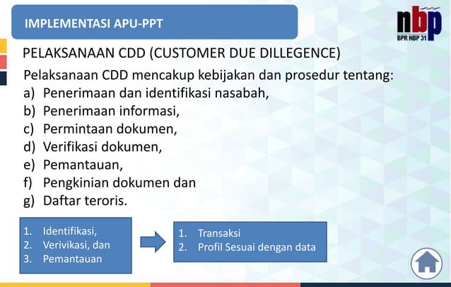 Sosialisasi APU - PPT BPR NBP 31 | PPTX