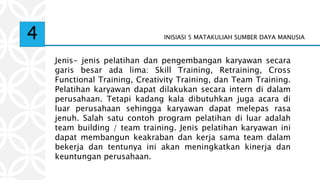 Pelatihan dan pengembangan | PPTX