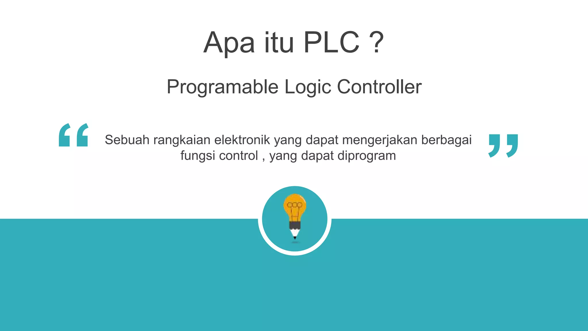 Pelatihan dasar plc | PPTX