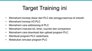 Pelatihan dasar plc | PPTX
