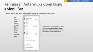 Pelatihan Desain Grafis dengan aplikasi corel draw | PPTX