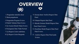 pelatihan eviews dan ragam analisis data | PDF