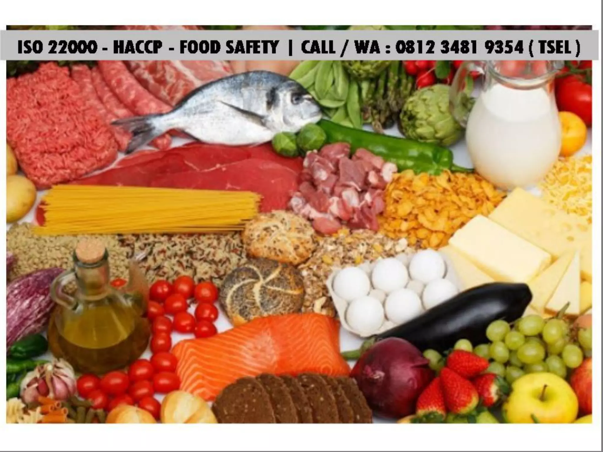 Pelatihan iso 22000 haccp dan gmp 7 | PDF