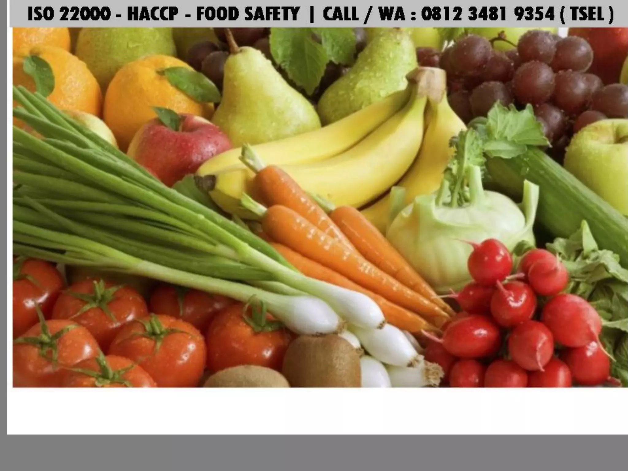 Pelatihan iso 22000 haccp dan gmp 7 | PDF