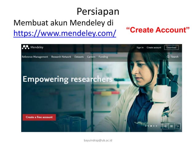 Menggunakan Mendeley | PPTX