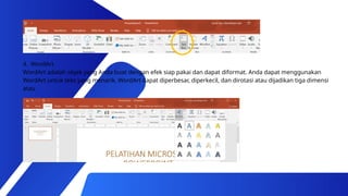 PELATIHAN MICROSOFT POWERPOINT PENGGUNAAN FITUR-FITUR UTAMA DALAM ...