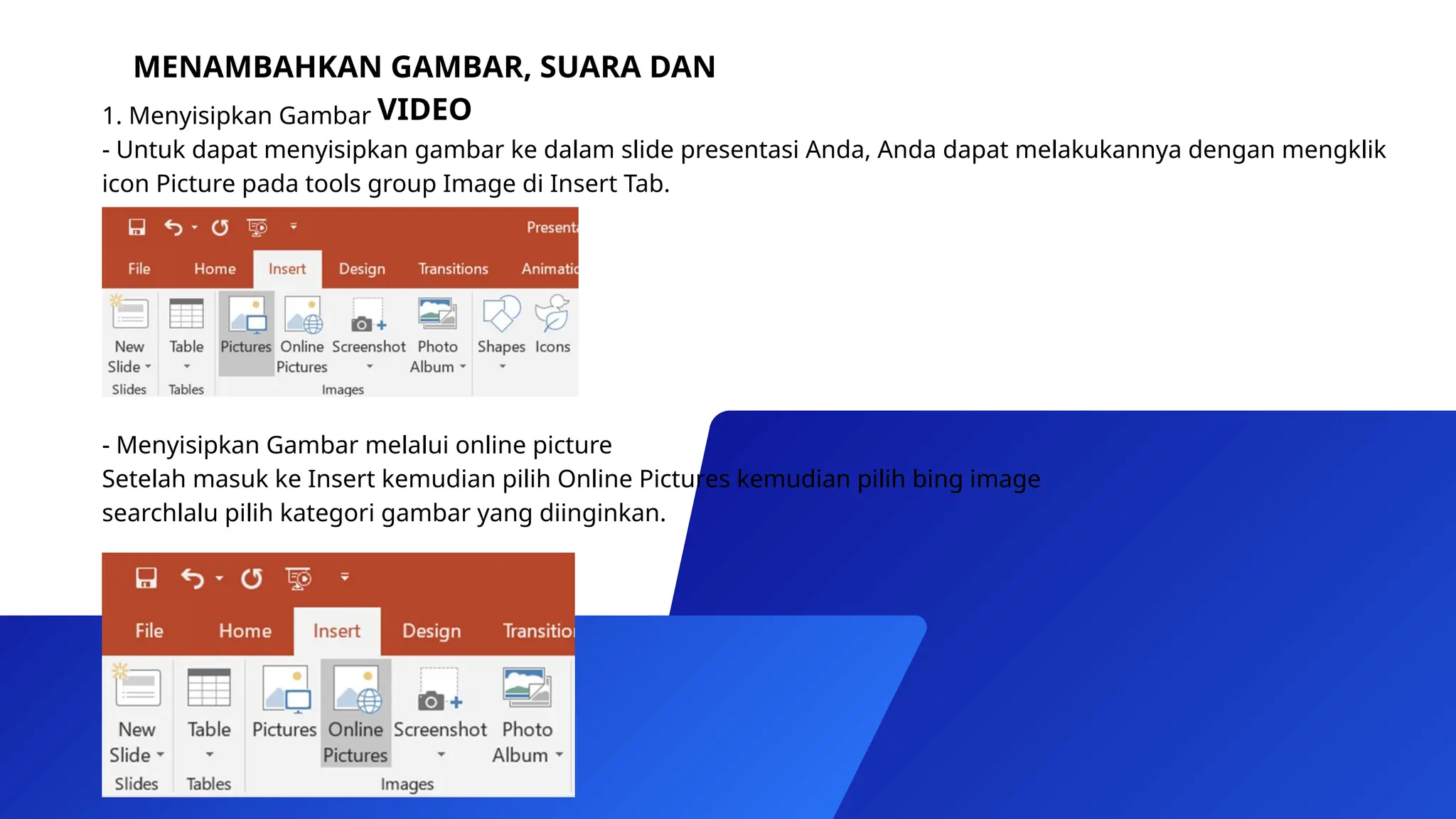 PELATIHAN MICROSOFT POWERPOINT PENGGUNAAN FITUR-FITUR UTAMA DALAM ...