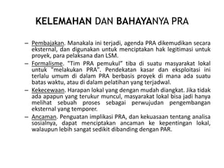 MENGENAL METODE DAN TEHNIK (RRA) & (PRA) SEBAGAI PENDEKATAN ...
