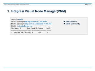 Pelatihan VNM Operation untuk Switch Handreamnet | PPT