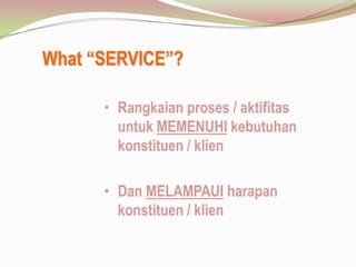 Pelayanan prima | PPTX