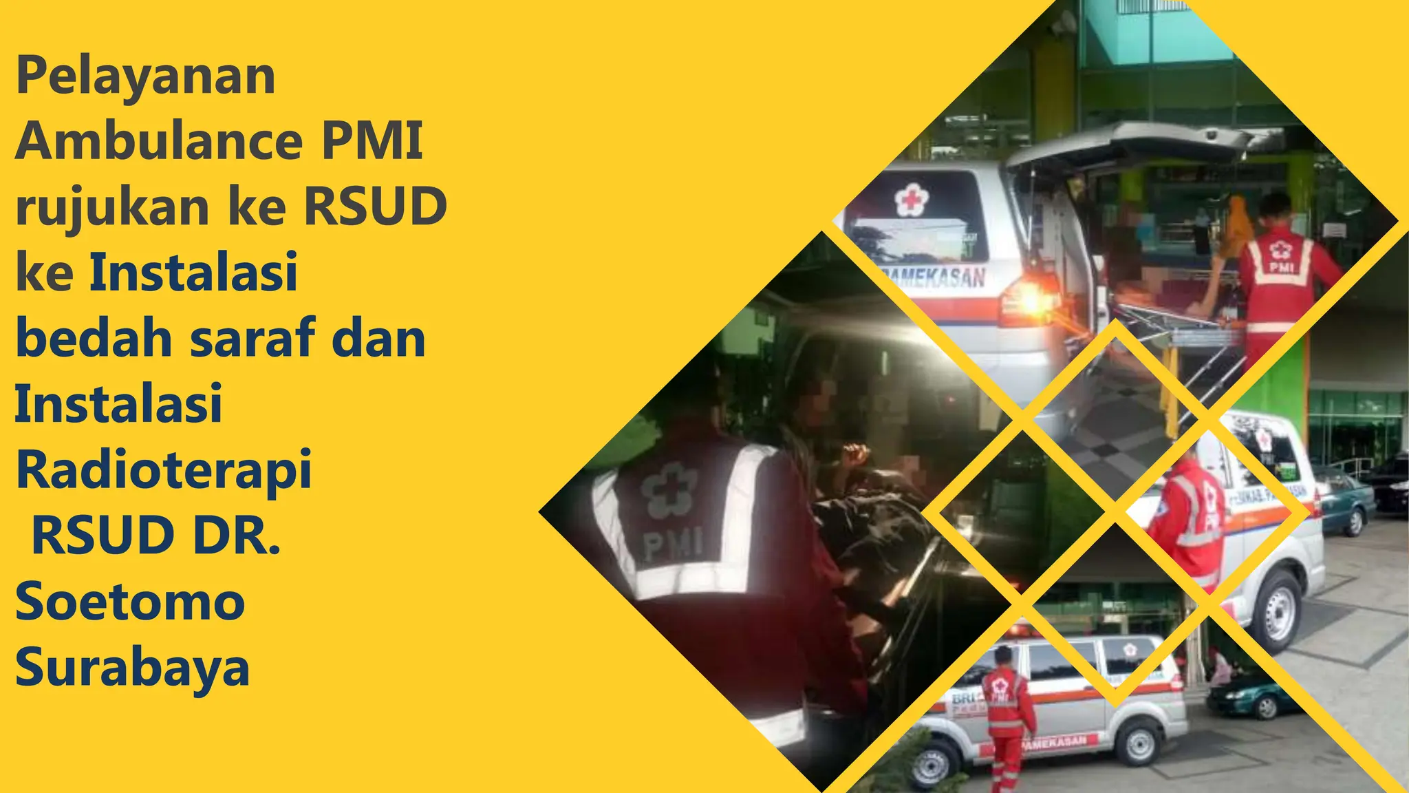 pelayanan ambulance PMI oleh suharyono, M.Pd