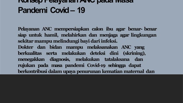 Pelayanan ANC masa pandemic covid-19.pptx
