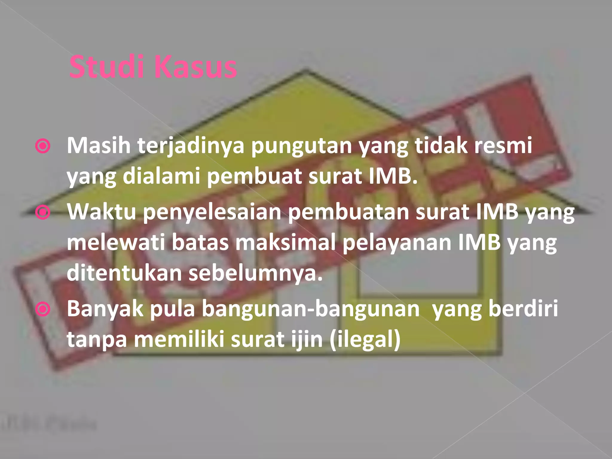 Pelayanan imb kota bandung | PPT