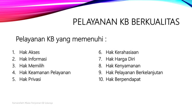 Pelayanan kb mkjp berkualitas | PPTX