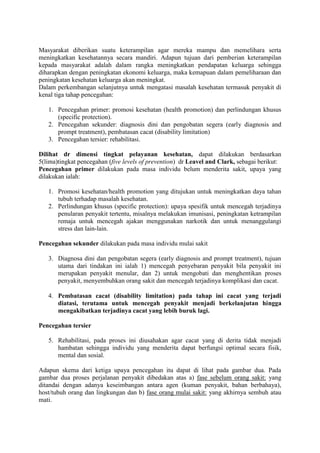 Pelayanan kesehatan promotif,preventif,kuratif dan rehabilitatif | DOCX
