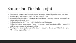 Pelayanan Pandu Ptm Puskesmas Kejajar 1 Pptx