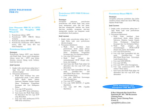 Pelayanan PBB P2 di UPTD PENDATAAN DAN PENAGIHAN PBB WIL III | PDF