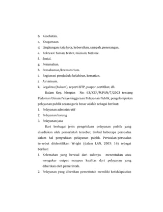 Pelayanan publik di era desentralisasi dan otonomi daerah dinamika dan problematika | PDF