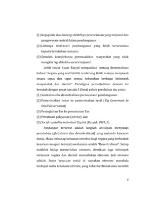 Pelayanan publik di era desentralisasi dan otonomi daerah dinamika dan problematika | PDF