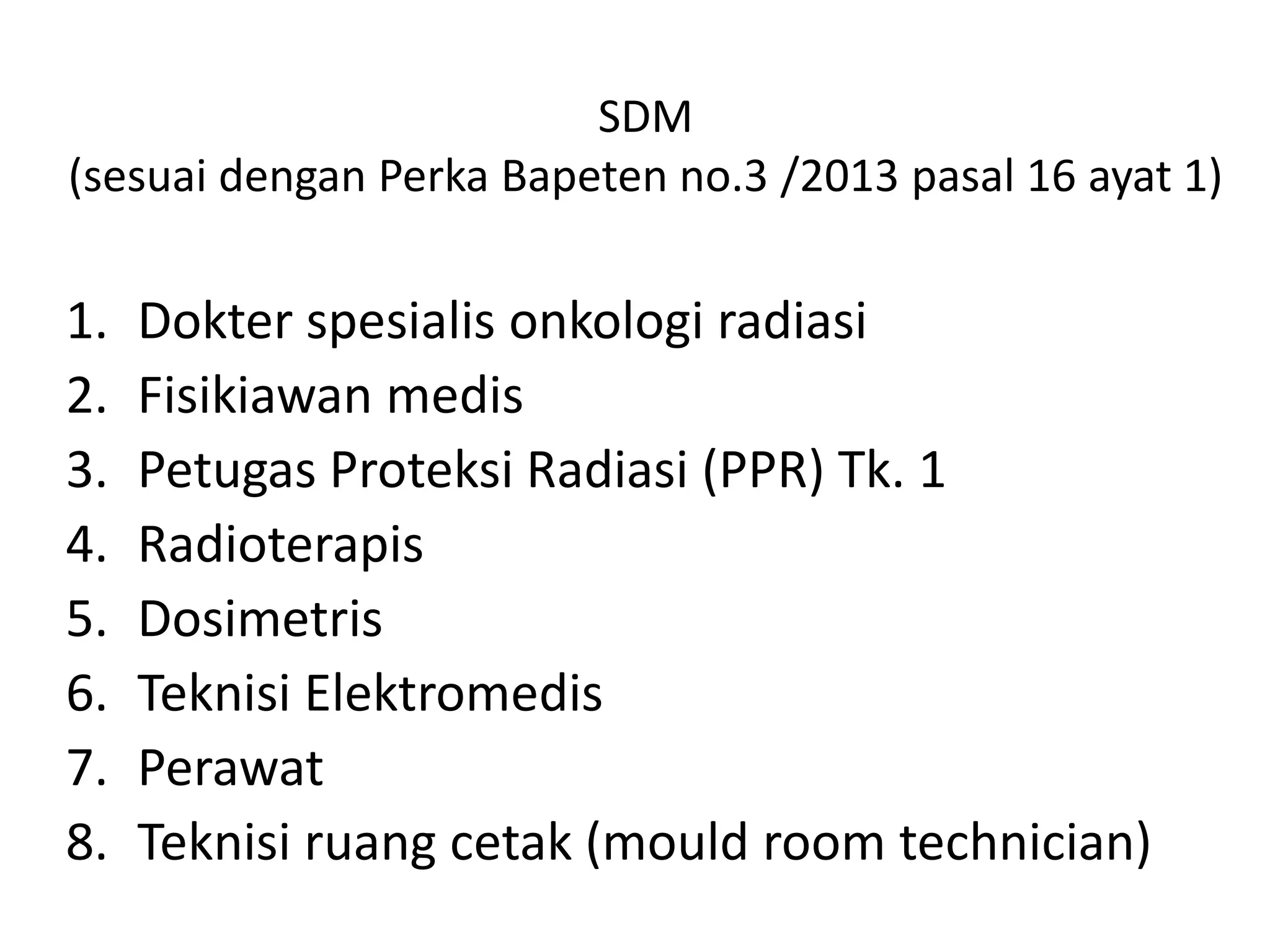 Pelayanan dan penatalaksanaan Radioterapi | PPTX
