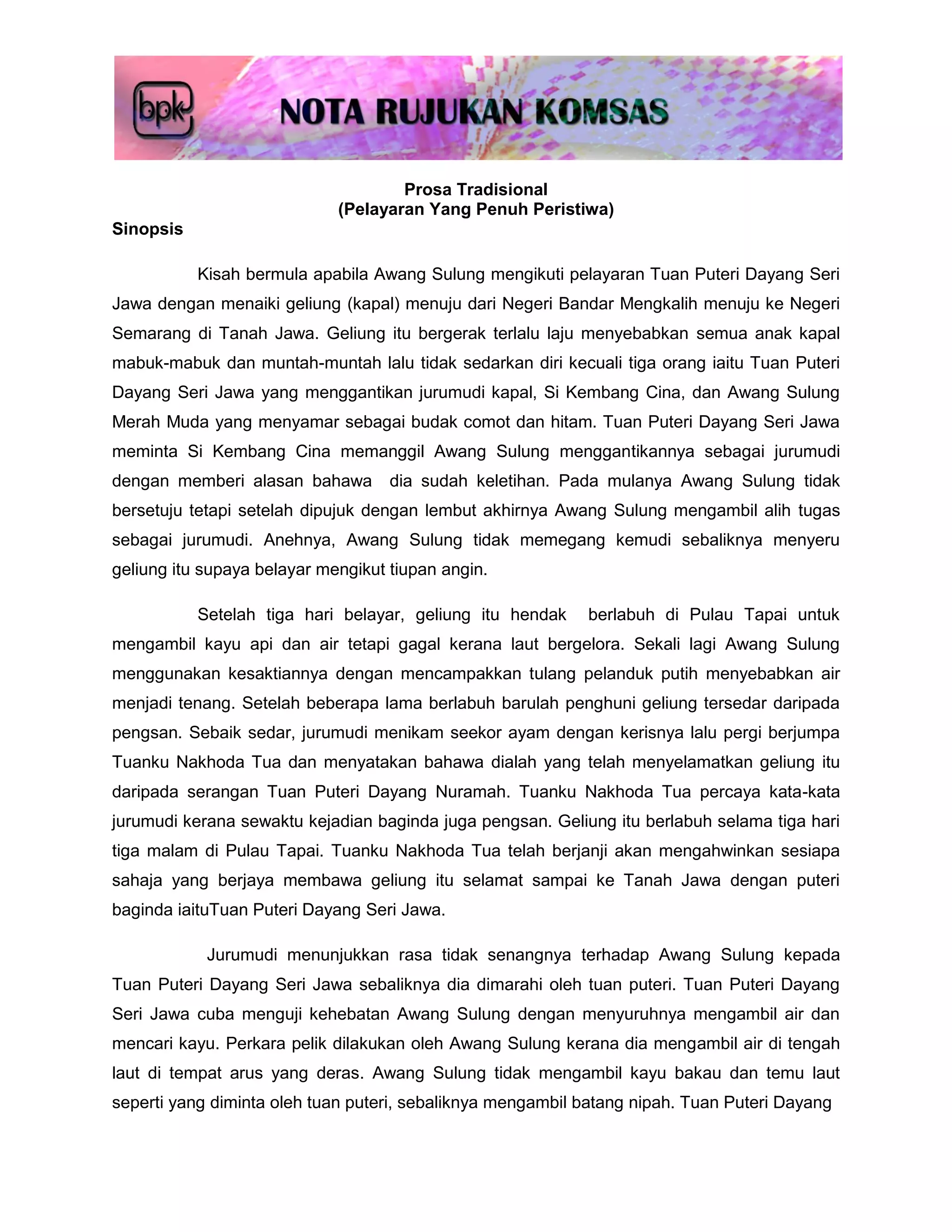 Pelayaran yang penuh peristiwa | PDF