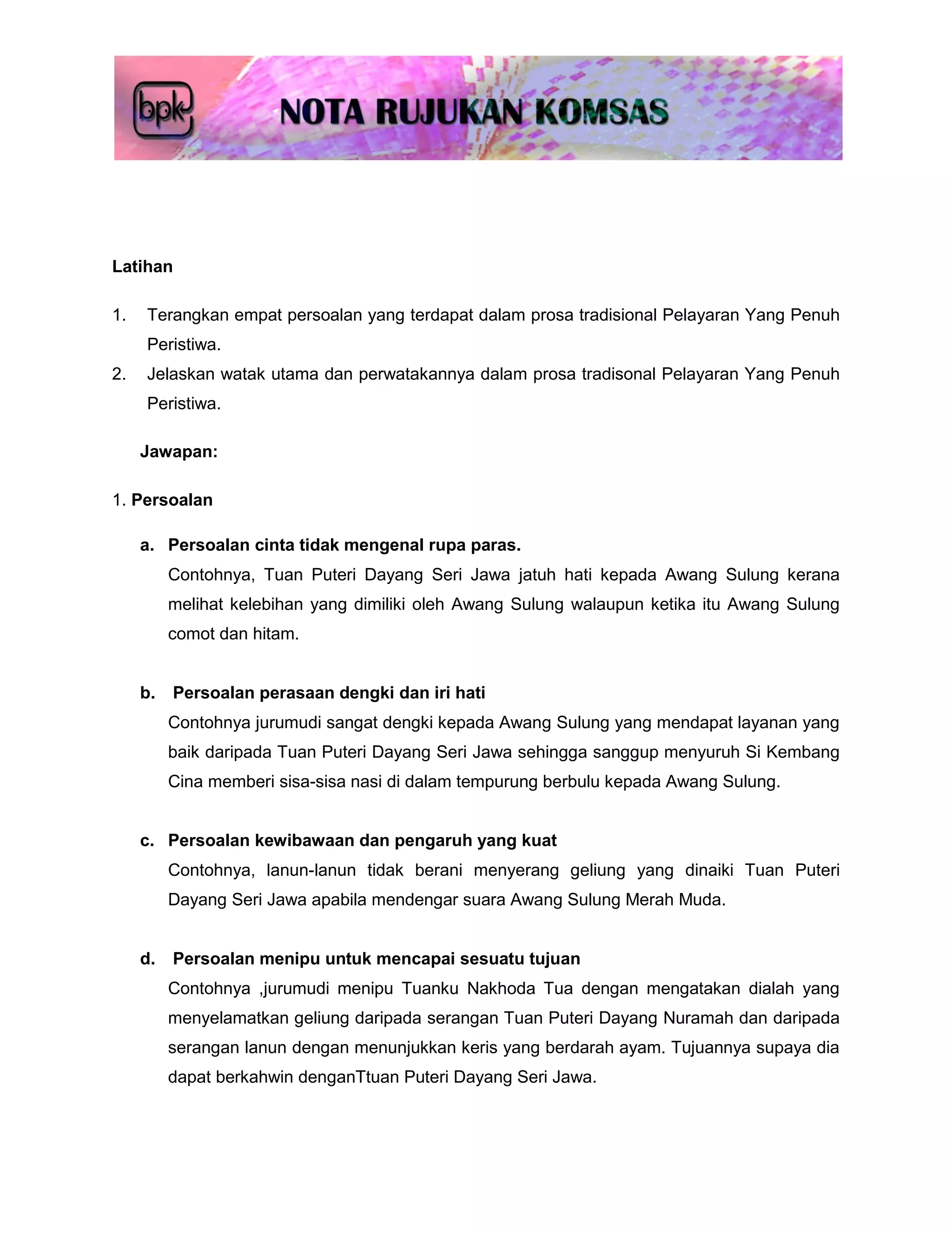 Pelayaran yang penuh peristiwa | PDF
