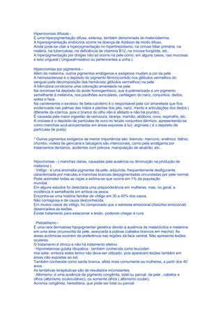 Pele - Dermatologia Geral -Lesões-Estética | PDF