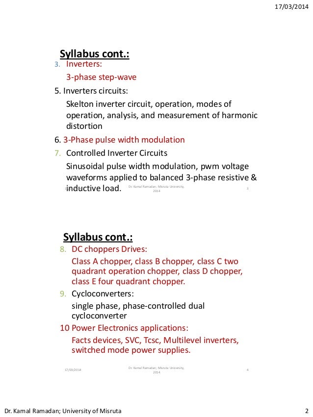 Introduction To Power Electronics Lecture1