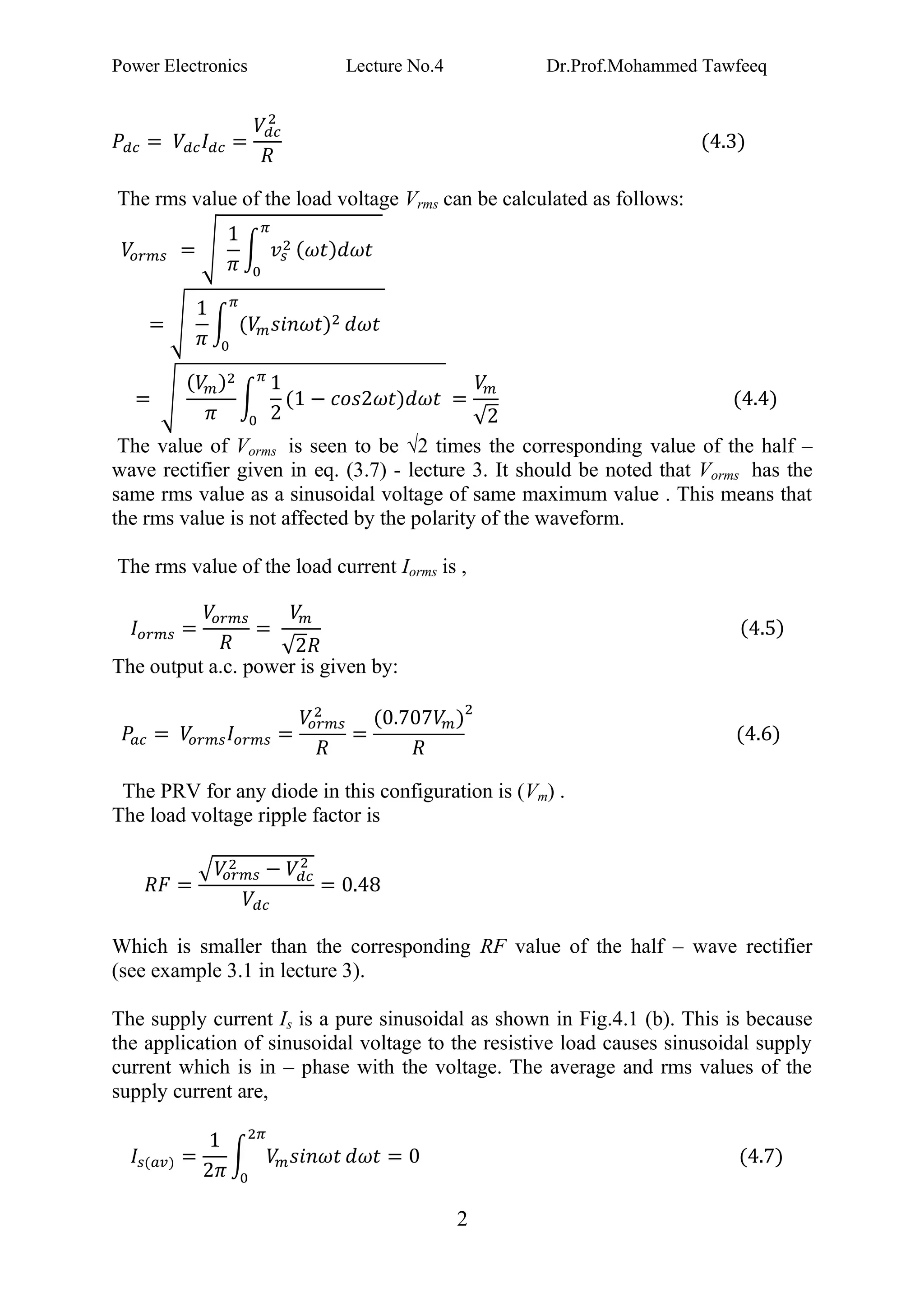 Pe lecture no.4 | PDF