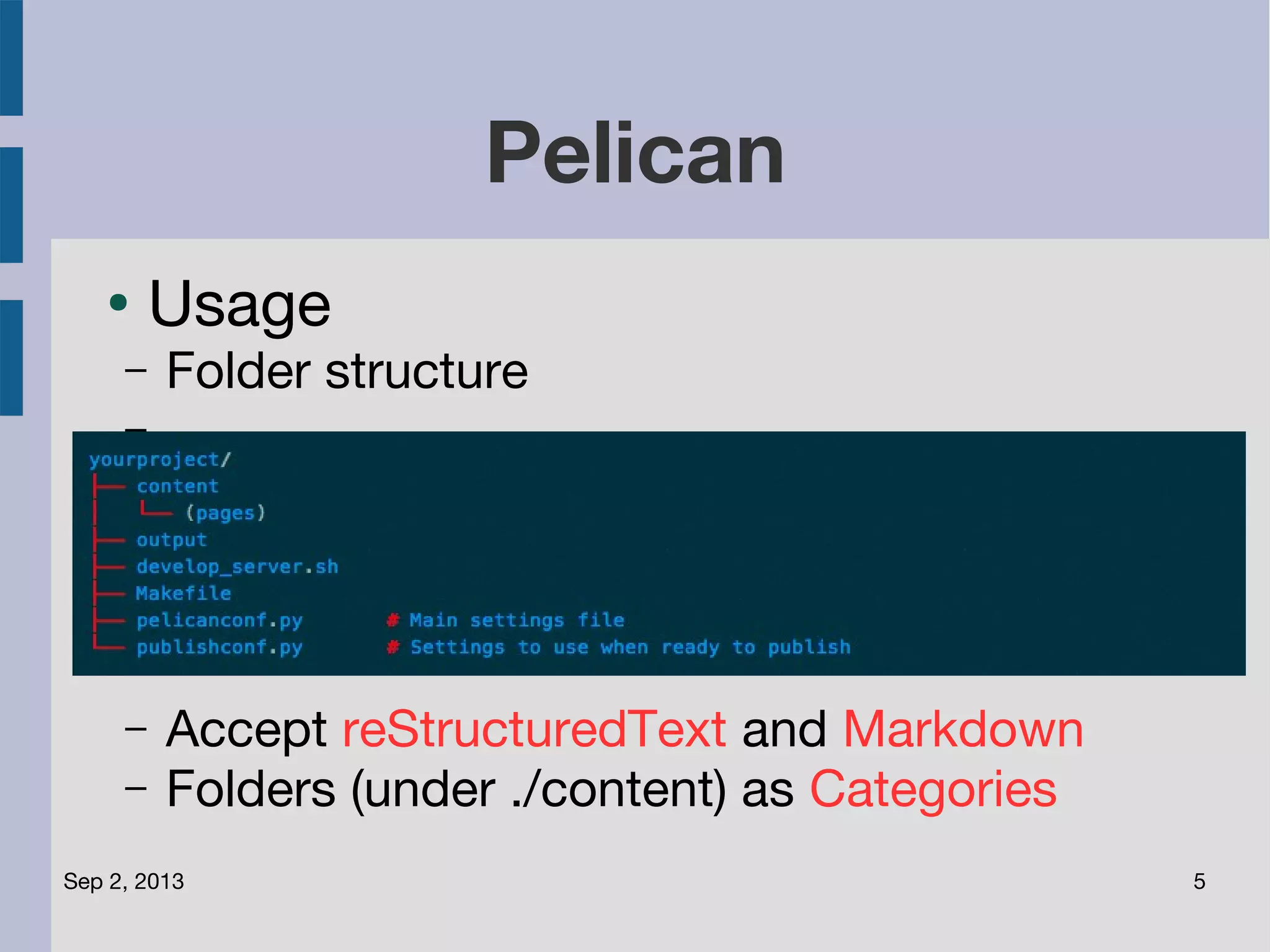Introduction to Pelican | ODP