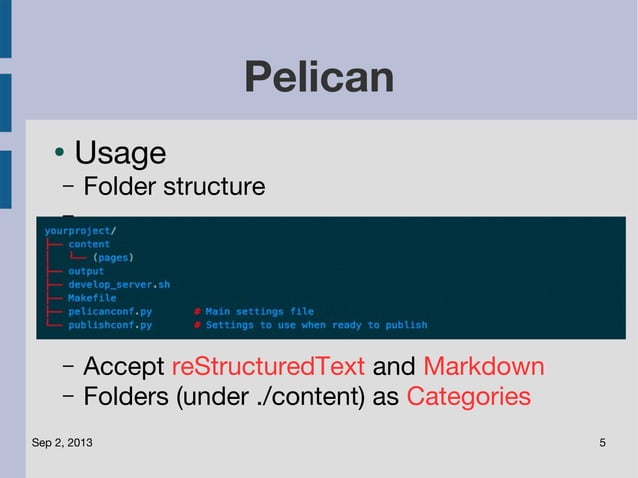 Introduction to Pelican | PPT