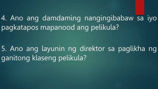 garade 8- Pelikula: "Anak" ni Rory Quintos | PPTX