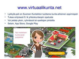 Pelillisyys ja oppimispelit | PPT