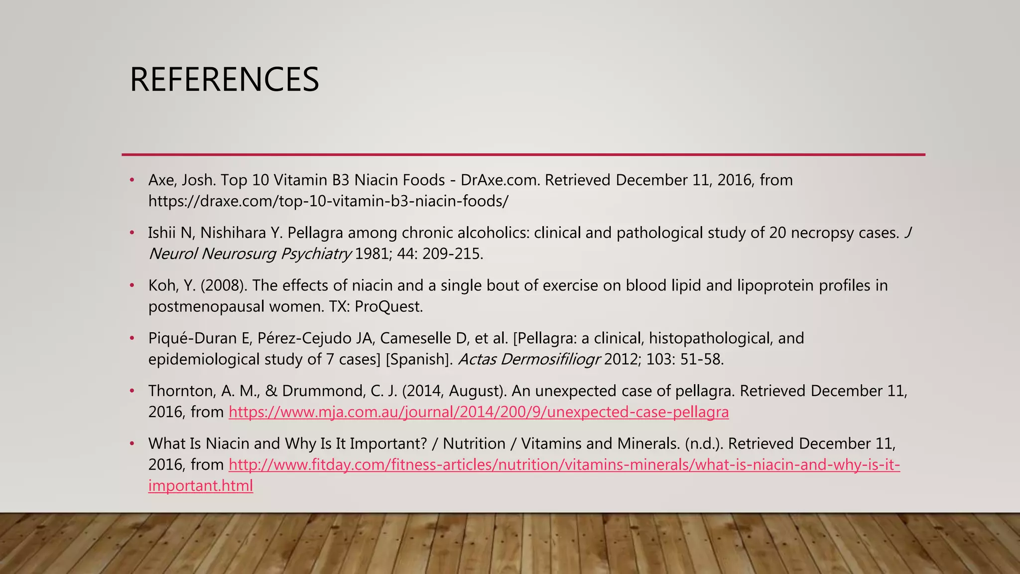 Pellagra Biochemistry Case Study | PPTX