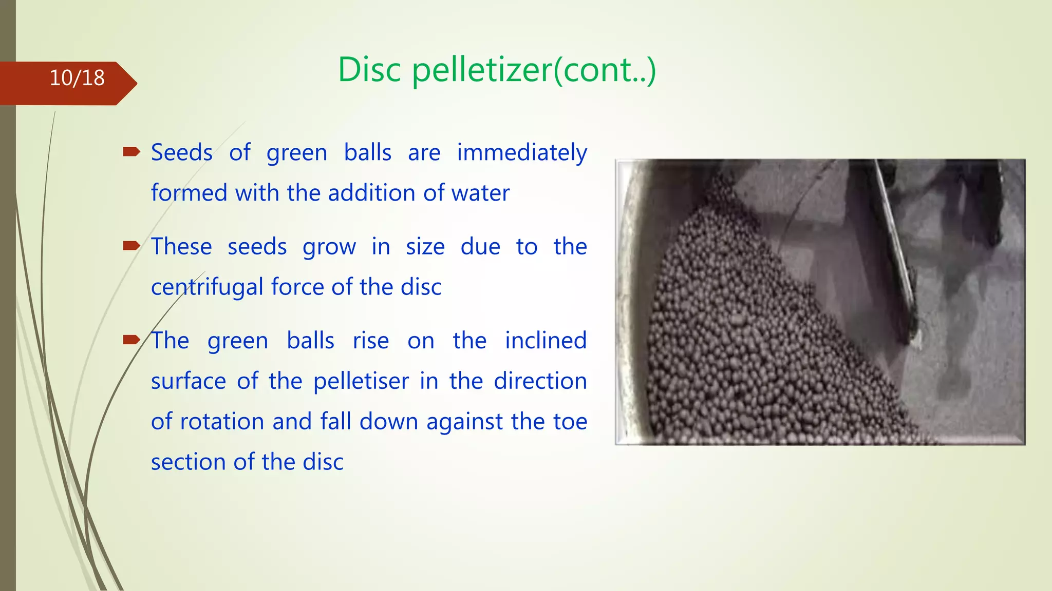 Pelletisation process | PPTX
