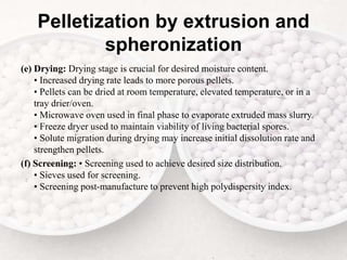 pelletization and pelletization technique | PPTX